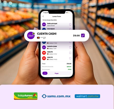 Beneficios especiales en Cashi con Sam's Club